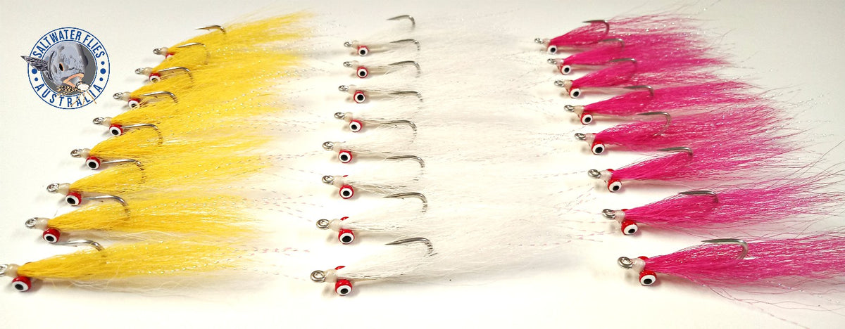 CLOUSER, GUMMY & EPOXY MINNOW FLIES – Saltwater Flies Australia