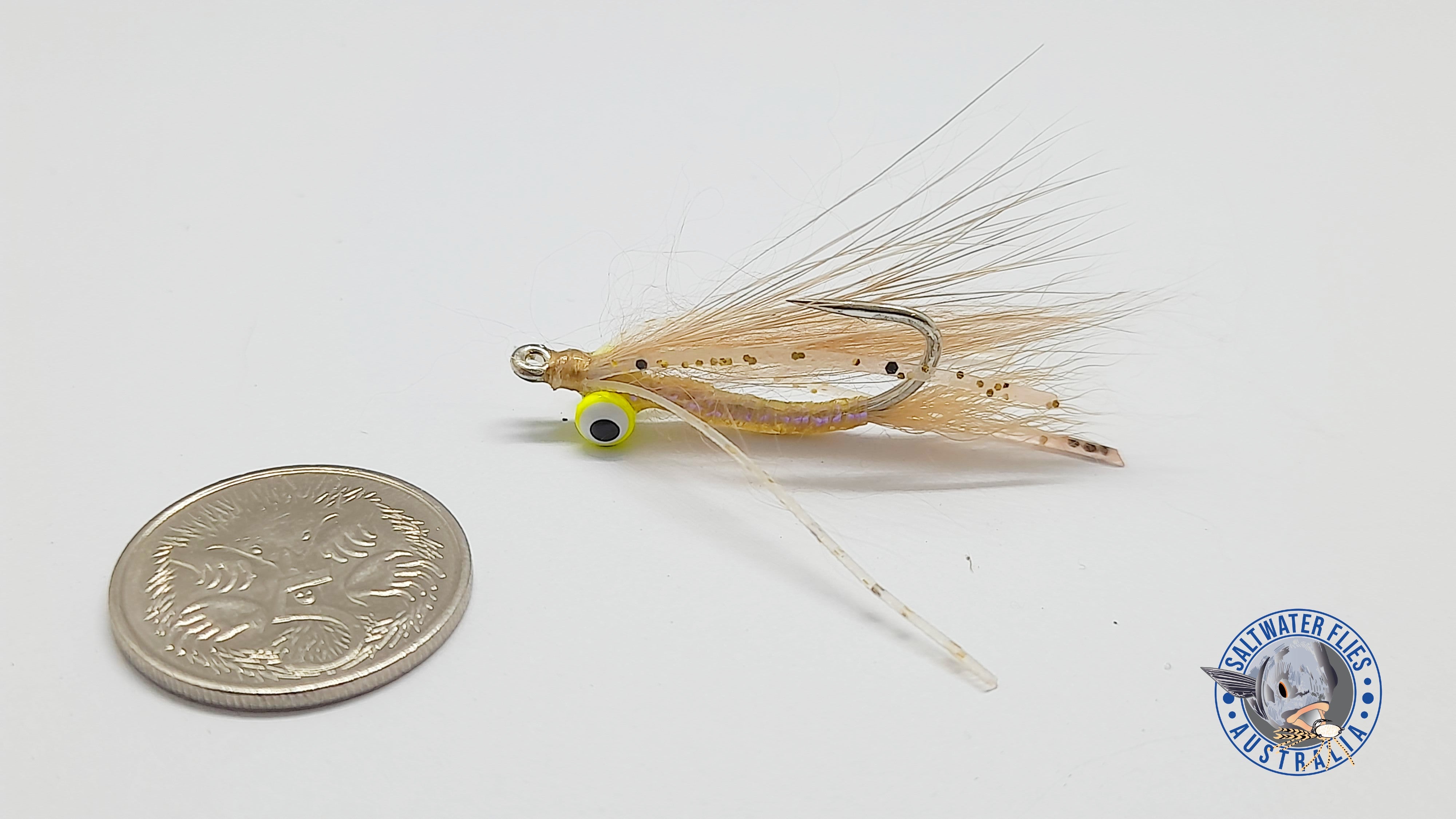 BACKBURN GOTCHA FLY - SL11-3H #8 - SMALL EYE – Saltwater Flies Australia