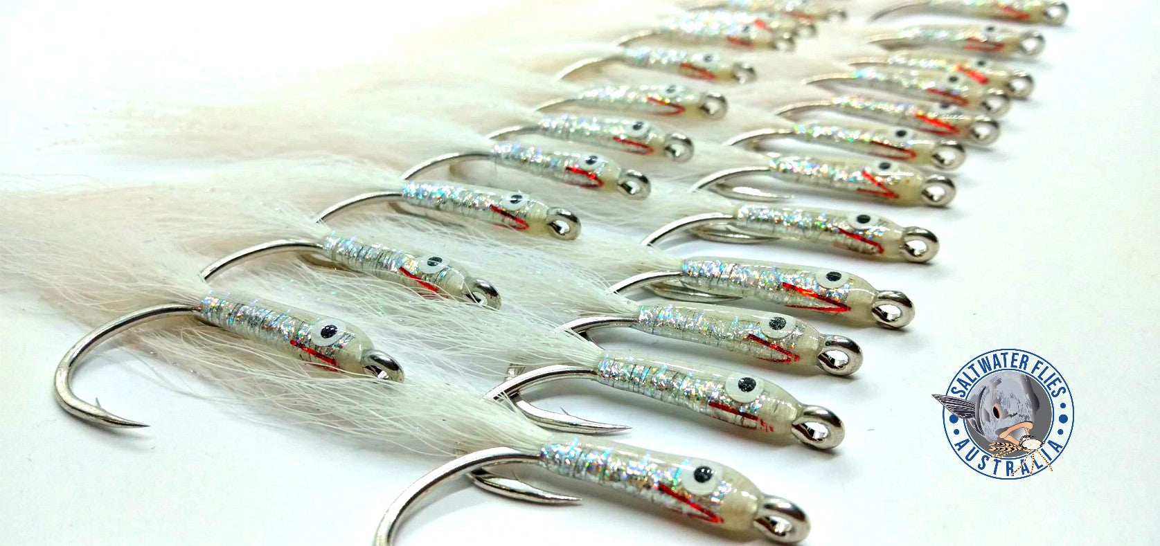 EPOXY MINNOW FLY - WHITE – Saltwater Flies Australia