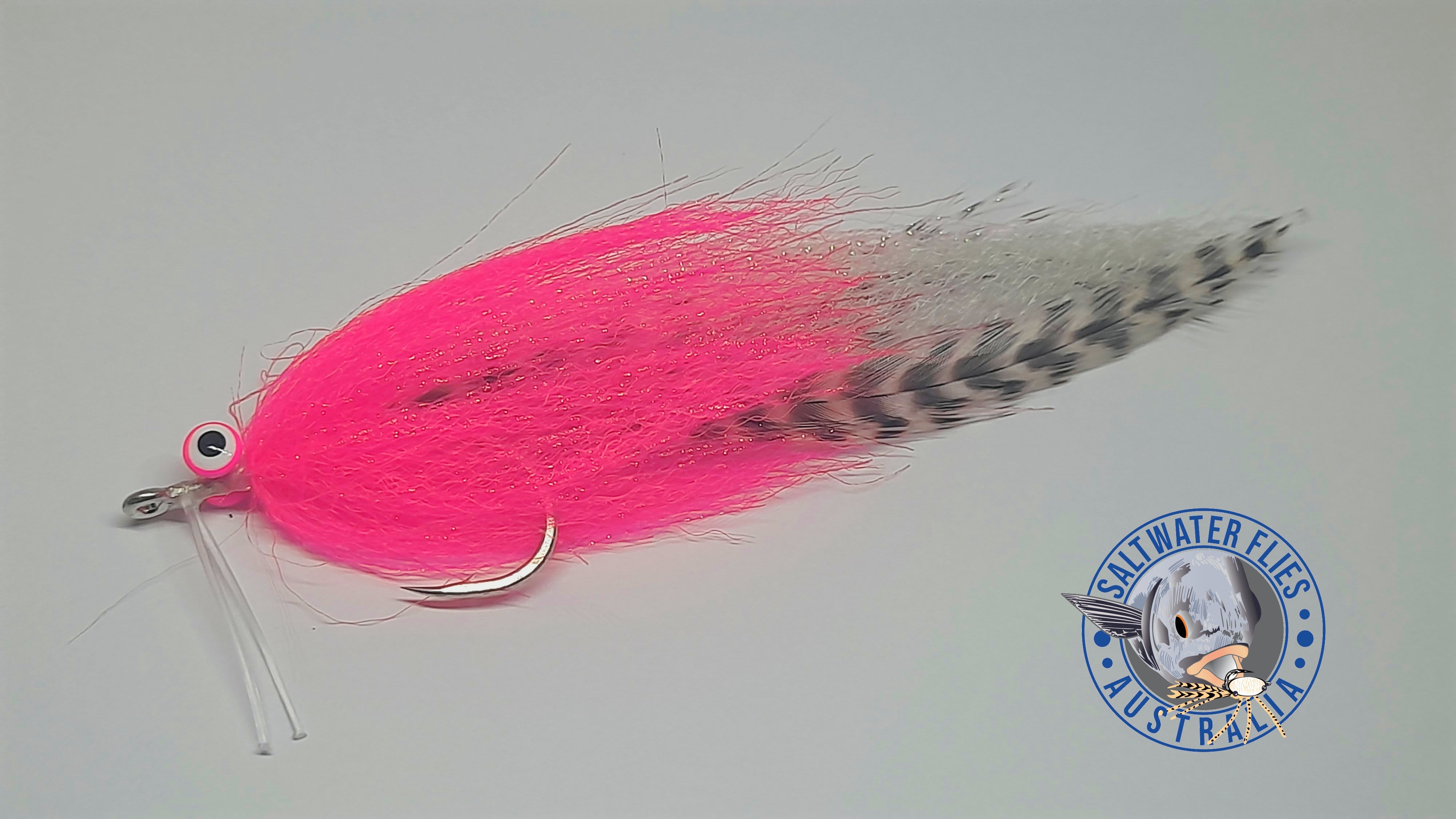 PINK THING FLY - SL12 4/0 – Saltwater Flies Australia