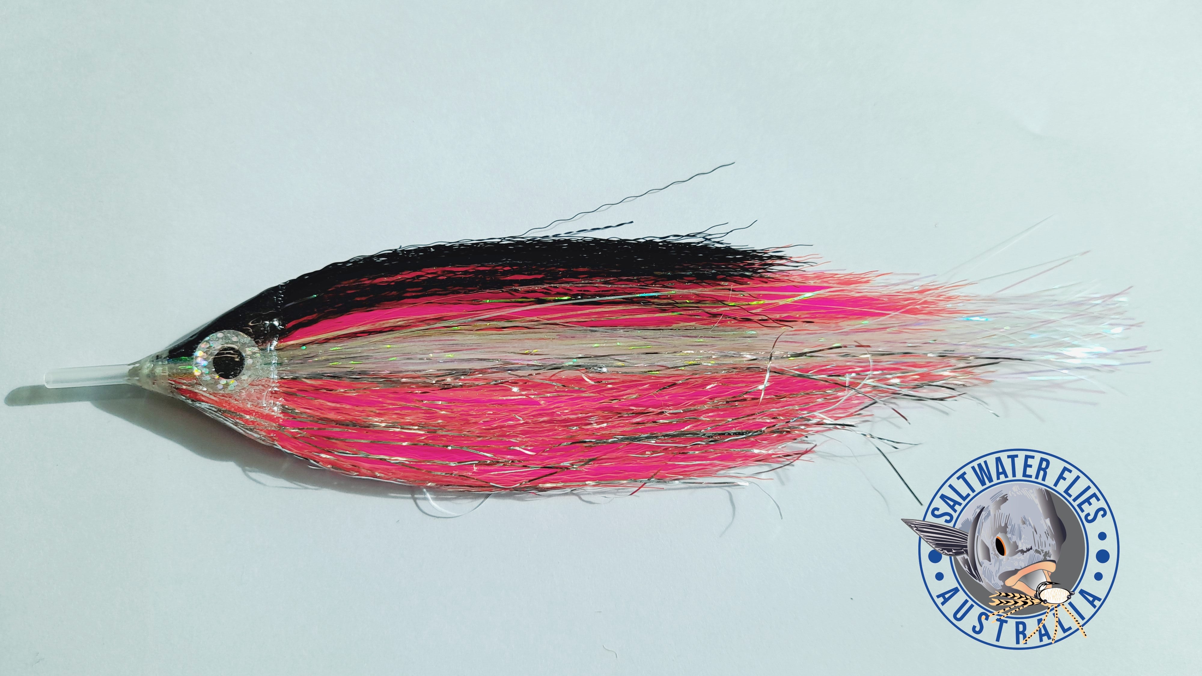 BABY SPARDEAN BILLFISH TUBE FLY -"RED BARON" – Saltwater Flies Australia