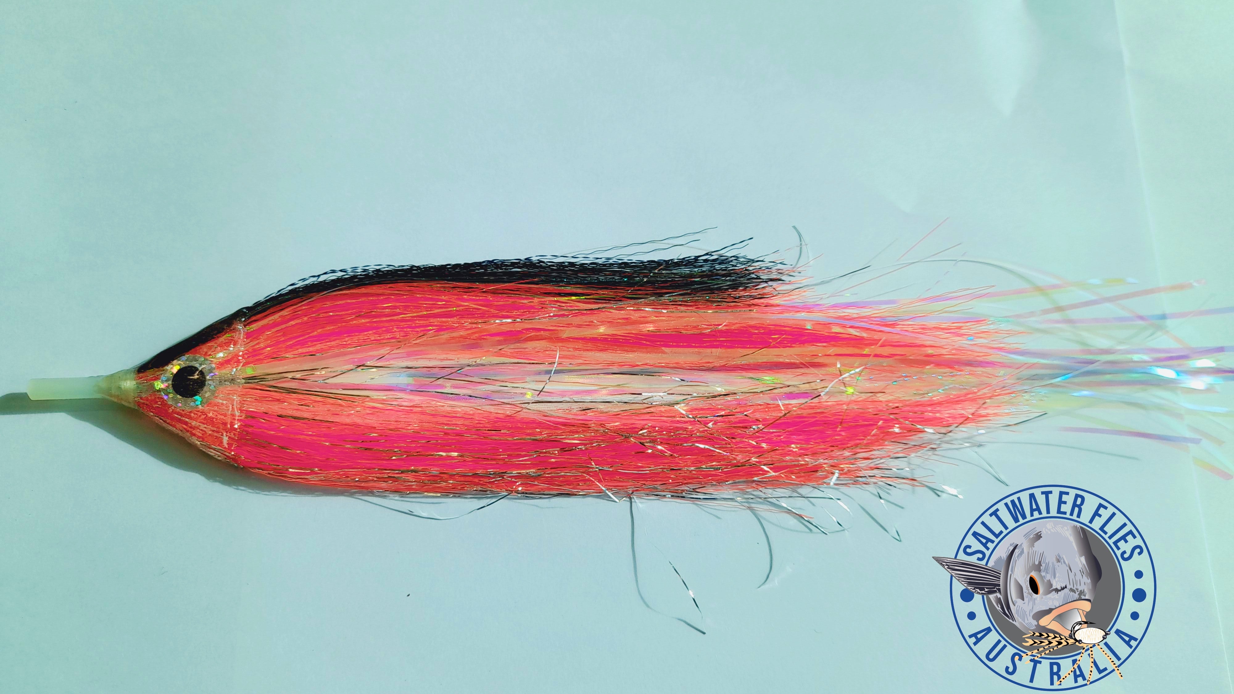 8" SPARDEAN SPRAT BILLFISH TUBE FLY - "RED BARON" – Saltwater Flies ...